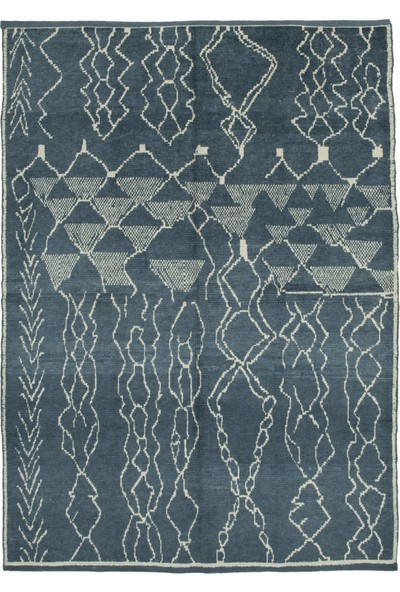 Bespoky Moroccan Gri 192X264 cm Fas Yün-Pamuk El Dokuma Alan Halısı Bespoky Moroccan Gri 192X264 cm Fas Yün-Pamuk El Dokuma Alan Halısı