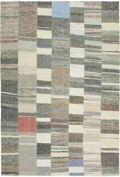 Bespoky Chaput 242X360 cm Patchwork Yün-Pamuk El Dokuma Kilim Alan Halısı Bespoky Chaput 242X360 cm Patchwork Yün-Pamuk El Dokuma Kilim Alan Halısı