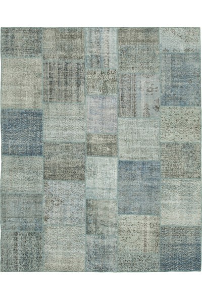 Bespoky Fourtypatch Mavi 247X300 cm Patchwork Yün-Pamuk El Dokuma Alan Halısı Bespoky Fourtypatch Mavi 247X300 cm Patchwork Yün-Pamuk El Dokuma Alan Halısı