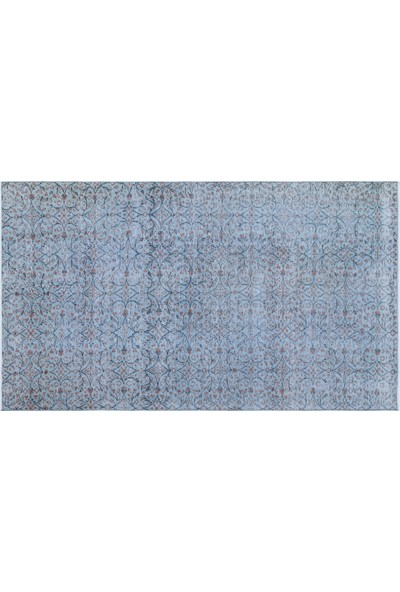 Bespoky Vintage Mavi 154X272 cm Geleneksel Oryantal Yün Pamuk El Dokuma Alan Halısı Bespoky Vintage Mavi 154X272 cm Geleneksel Oryantal Yün Pamuk El Dokuma Alan Halısı