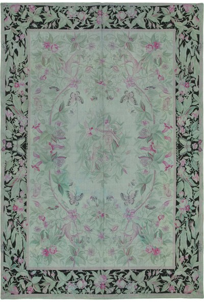 Bespoky Needlepoint Dyed Gri 237X344 cm Fransız Yün-Pamuk El Dokuma Alan Halısı Bespoky Needlepoint Dyed Gri 237X344 cm Fransız Yün-Pamuk El Dokuma Alan Halısı