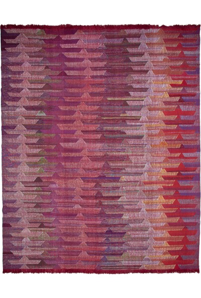 Bespoky Mohair Kırmızı 410X505 cm Göçebe Yün Pamuk El Dokuma Kilim Alan Halısı Bespoky Mohair Kırmızı 410X505 cm Göçebe Yün Pamuk El Dokuma Kilim Alan Halısı