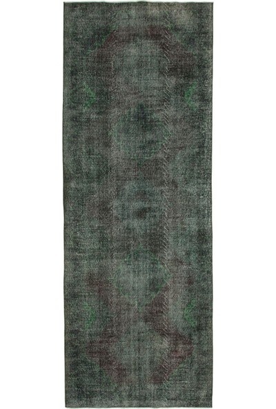 Bespoky Zile Overdyed Siyah 144X393 cm Geleneksel Oryantal Yün-Pamuk El Dokuma Alan Halısı Bespoky Zile Overdyed Siyah 144X393 cm Geleneksel Oryantal Yün-Pamuk El Dokuma Alan Halısı