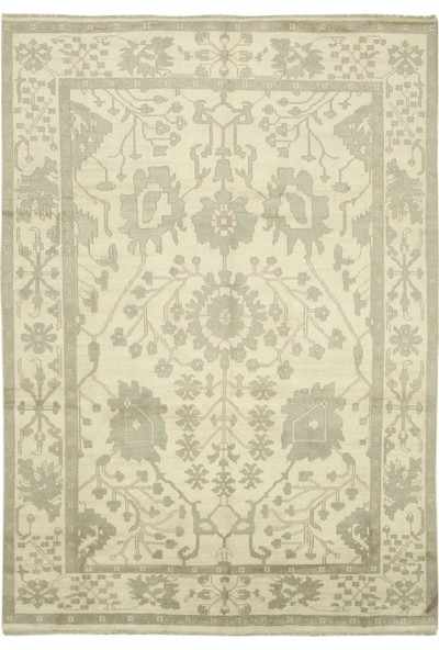 Bespoky Oushak Xl Bej 293X414 cm Geleneksel Oryantal Yün-Pamuk El Dokuma Alan Halısı Bespoky Oushak Xl Bej 293X414 cm Geleneksel Oryantal Yün-Pamuk El Dokuma Alan Halısı
