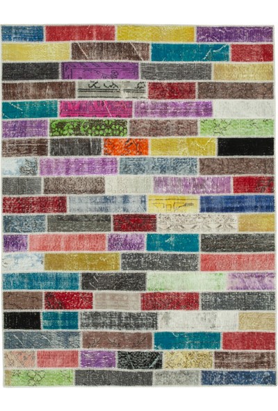 Bespoky Fourtypatch 172X230 cm Patchwork Yün-Pamuk El Dokuma Alan Halısı Bespoky Fourtypatch 172X230 cm Patchwork Yün-Pamuk El Dokuma Alan Halısı