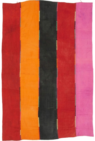 Bespoky Anadolu 204X300 cm Geometrik Yün-Pamuk El Dokuma Kilim Alan Halısı