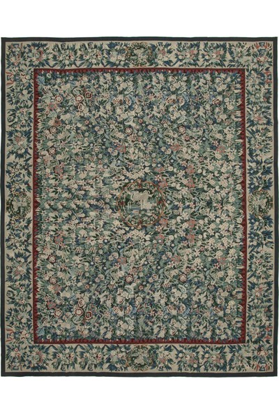 Bespoky Needlepoint Bej 363X446 cm Fransız Yün Pamuk El Dokuma Alan Halısı Bespoky Needlepoint Bej 363X446 cm Fransız Yün Pamuk El Dokuma Alan Halısı