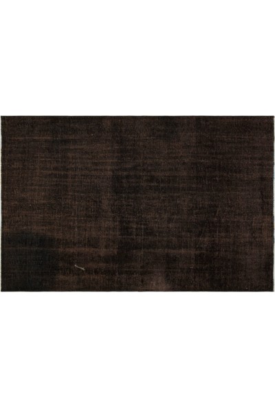 Bespoky Vintage Siyah 158X249 cm Geleneksel Oryantal Yün Pamuk El Dokuma Alan Halısı