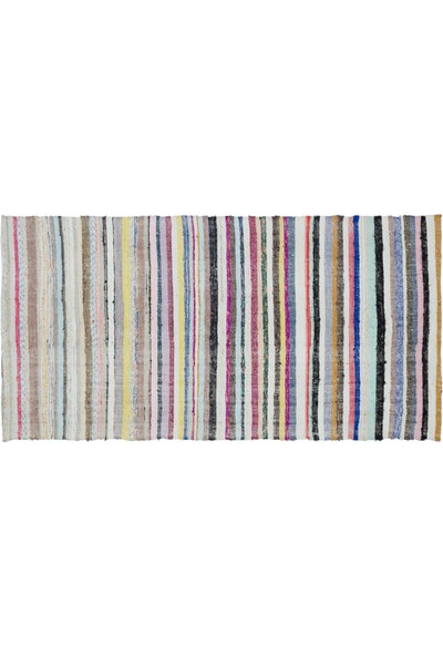 Bespoky Kilim 154X292 cm Göçebe Yün Pamuk El Dokuma Alan Halısı Bespoky Kilim 154X292 cm Göçebe Yün Pamuk El Dokuma Alan Halısı
