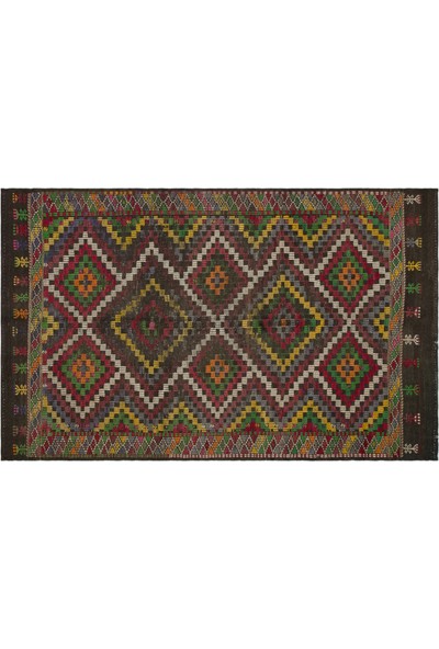 Bespoky Kilim 191X306 cm Göçebe Yün Pamuk El Dokuma Alan Halısı Bespoky Kilim 191X306 cm Göçebe Yün Pamuk El Dokuma Alan Halısı