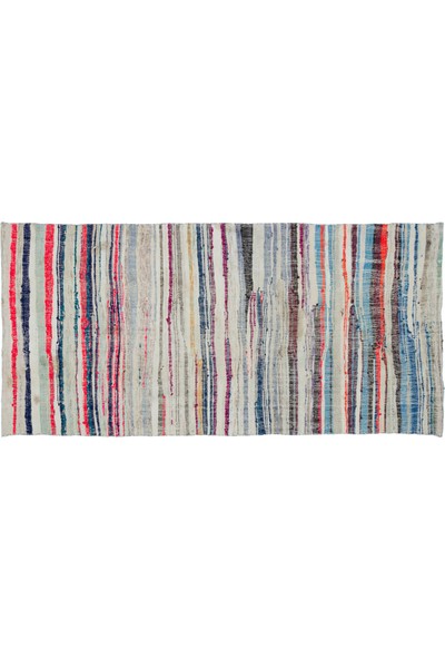 Bespoky Kilim 142X295 cm Göçebe Yün Pamuk El Dokuma Alan Halısı Bespoky Kilim 142X295 cm Göçebe Yün Pamuk El Dokuma Alan Halısı