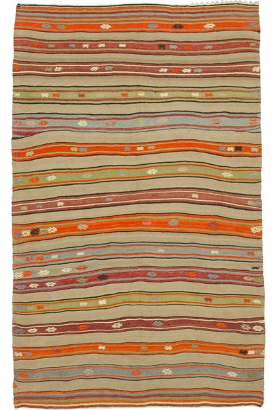 Bespoky Anadolu 178X291 cm Geometrik Yün-Pamuk El Dokuma Kilim Alan Halısı Bespoky Anadolu 178X291 cm Geometrik Yün-Pamuk El Dokuma Kilim Alan Halısı