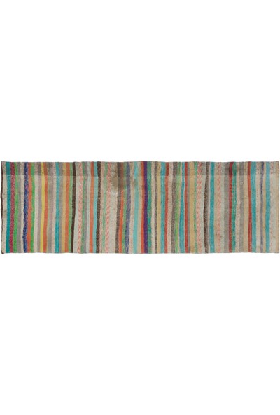 Bespoky Kilim 136X415 cm Göçebe Yün Pamuk El Dokuma Alan Halısı