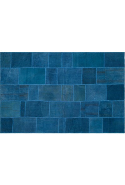 Bespoky Kilim Patchwork 195X298 cm Patchwork Yün Pamuk El Dokuma Alan Halısı