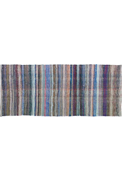 Bespoky Kilim 136X320 cm Göçebe Yün Pamuk El Dokuma Alan Halısı Bespoky Kilim 136X320 cm Göçebe Yün Pamuk El Dokuma Alan Halısı