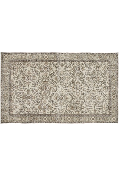 Bespoky Vintage 177X302 cm Geleneksel Oryantal Yün Pamuk El Dokuma Alan Halısı