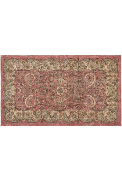 Bespoky Vintage 171X290 cm Geleneksel Oryantal Yün Pamuk El Dokuma Alan Halısı