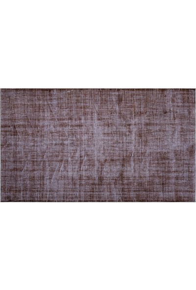 Bespoky Vintage Kahve 169X288 cm Nostaljik Yün Pamuk El Dokuma Alan Halısı