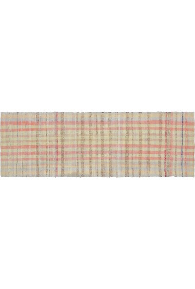 Bespoky Kilim 102X305 cm Göçebe Yün Pamuk El Dokuma Alan Halısı Bespoky Kilim 102X305 cm Göçebe Yün Pamuk El Dokuma Alan Halısı