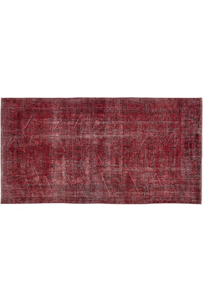 Bespoky Vintage 167X308 cm Geleneksel Oryantal Yün Pamuk El Dokuma Alan Halısı