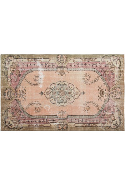 Bespoky Vintage 178X287 cm Geleneksel Oryantal Yün Pamuk El Dokuma Alan Halısı