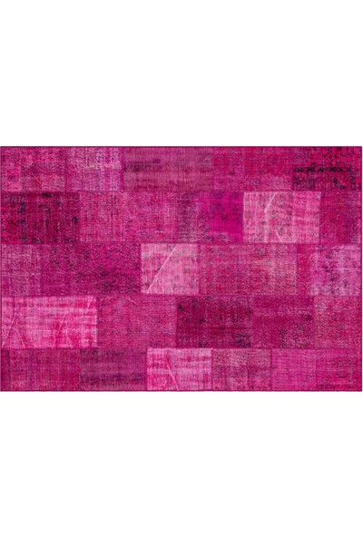 Bespoky Fourtypatch 191X280 cm Patchwork Yün Pamuk El Dokuma Alan Halısı Bespoky Fourtypatch 191X280 cm Patchwork Yün Pamuk El Dokuma Alan Halısı