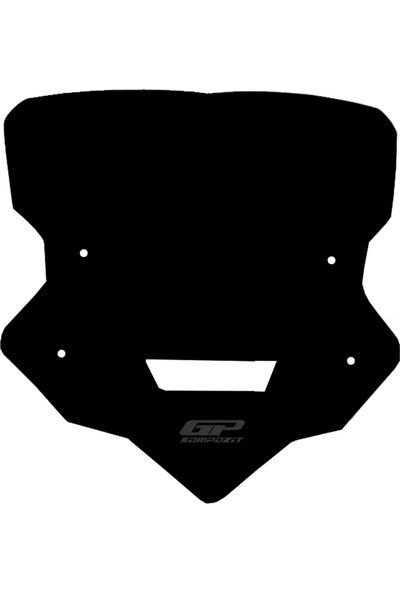 GP Kompozit Yamaha MT-25 2020-2022 Uyumlu Ön Cam Siyah 37 cm