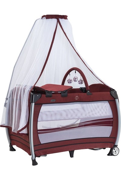 Acr Ciciko Velar Tüllü Oyun Parkı C-1000-KIRMIZI