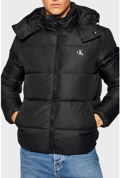 Calvin Klein Kaz Tüyü Dolgulu Çıkarılabilir Kapüşonlu Regular Fit Mont Erkek Mont J30J318412 Beh