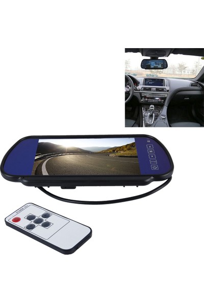 Kaneed 7 Inç 800 * 480 Dikiz Tft-Lcd Renkli Araba Monitör Mavi (Yurt Dışından)
