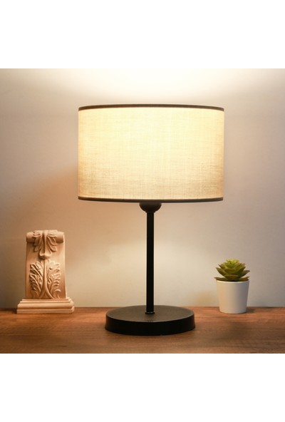 Homing Kumaş Başlıklı Metal Gövdeli Abajur