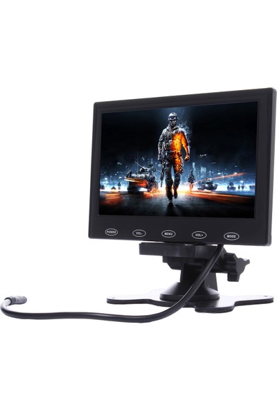 Kaneed 7.0 Inç 800 * 480 Araç Monitörü Destek VGA / HDMI / Av Siyah (Yurt Dışından)