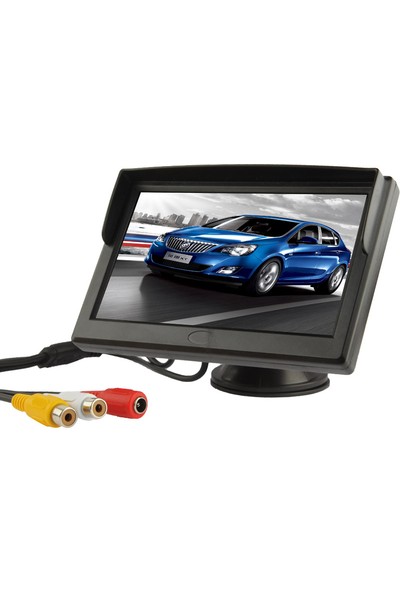 Kaneed 5 Inç Tft LCD Renkli Monitör Standı Güvenlik Tft Monitör Siyah (Yurt Dışından)