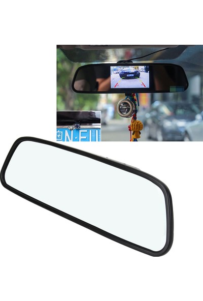 Kaneed 4.3 Inç 480 * 272 Dikiz Tft-Lcd Renkli Araba Monitör Siyah (Yurt Dışından)