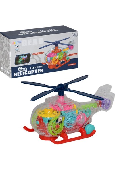Prestij 0713 Pilli Şeffaf Çarklı Helikopter