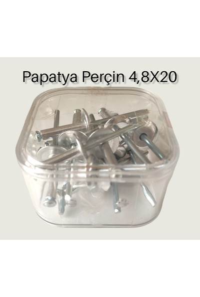 Ekonomik Sarf Papatya Perçin 4,8X20 (15 Adet) Kutulu