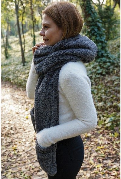 Caku Store Puffypufs Antrasit 3’ü 1 Arada Welsoft Polar Kumaş Yumuşacık Kalın Sıcak Uzun Bere Atkı Eldiven Caku Store Puffypufs Antrasit 3’ü 1 Arada Welsoft Polar Kumaş Yumuşacık Kalın Sıcak Uzun Bere Atkı Eldiven