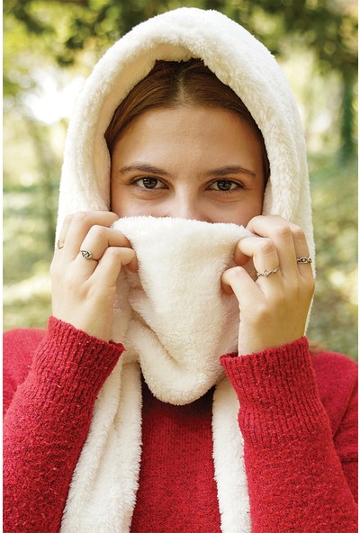 Caku Store Puffypufs Ekru 3’ü 1 Arada Welsoft Polar Kumaş Yumuşacık Kalın Sıcak Uzun Bere Atkı Eldiven Caku Store Puffypufs Ekru 3’ü 1 Arada Welsoft Polar Kumaş Yumuşacık Kalın Sıcak Uzun Bere Atkı Eldiven