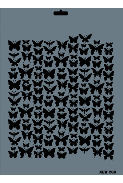 Rich New 206 New Seri Stencil 35 x 25 cm Rich New 206 New Seri Stencil 35 x 25 cm