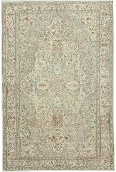 Bespoky Kayseri Hereke Bej 222X337 cm Göbekli Yün-Pamuk El Dokuma Alan Halısı Bespoky Kayseri Hereke Bej 222X337 cm Göbekli Yün-Pamuk El Dokuma Alan Halısı