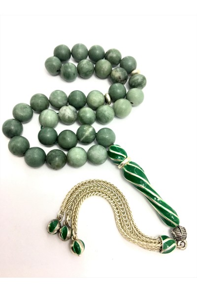 Tesbih Perver Malahit Doğal Taş Tesbih
