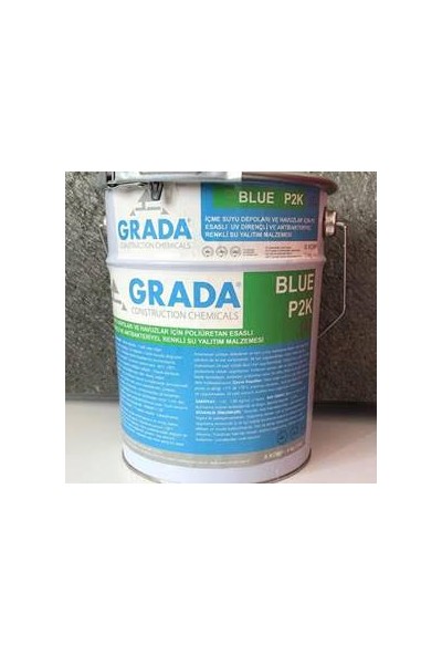 Grada Havuz ve Su Depoları Su Yalıtım Malzemesi Blue P 2k (4+1 Kg) Grada Havuz ve Su Depoları Su Yalıtım Malzemesi Blue P 2k (4+1 Kg)