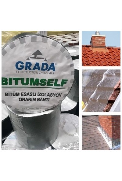 Grada Bıtumself Gofrajlı Su Yalıtım Bantı 10 cm (10 Mt/rulo) Grada Bıtumself Gofrajlı Su Yalıtım Bantı 10 cm (10 Mt/rulo)