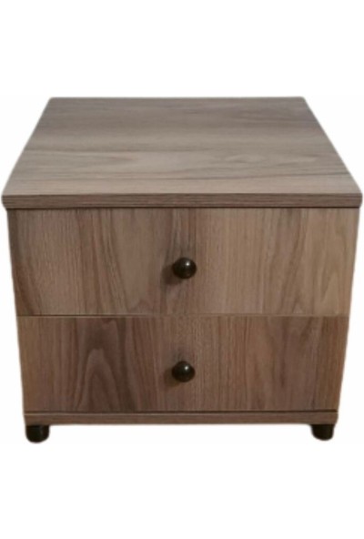 4A Groups - 2 Çekmeceli Komodin Ceviz Renk