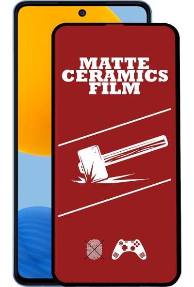 Caseart Samsung Galaxy M52 Tam Kaplayan Mat Seramik Nano Esnek Ekran Koruyucu Cam Caseart Samsung Galaxy M52 Tam Kaplayan Mat Seramik Nano Esnek Ekran Koruyucu Cam