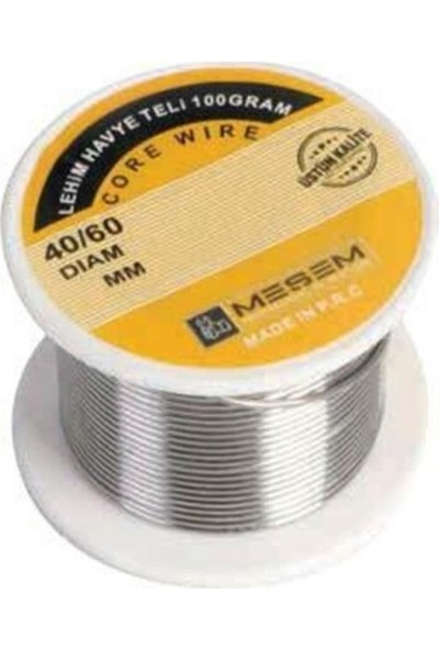 Meşem Lehim Teli 1 mm 100 gr
