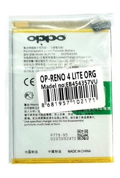 Tokgöz Oppo Reno 4 Lite Batarya Pil Tokgöz Oppo Reno 4 Lite Batarya Pil