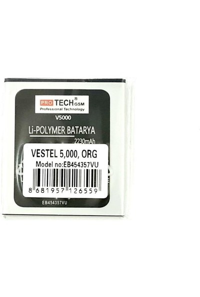 Tokgöz Vestel Venüs V5000 Batarya Pil