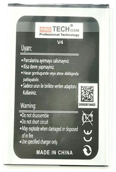 Tokgöz Vestel V4 Batarya Pil