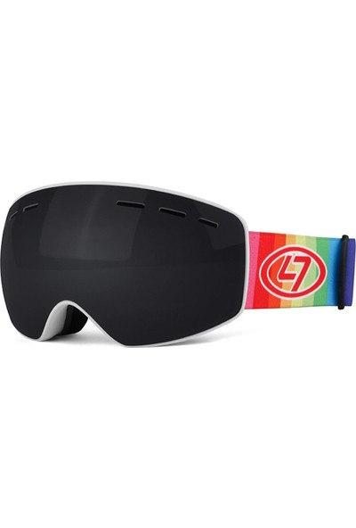 Obaolay H020 Çift Katmanlı Buğu Önleyici Rüzgar Geçirmez UV400 Çocuk Kayak Gözlüğü (Yurt Dışından)